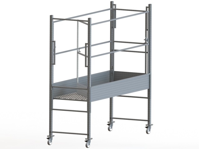 Andaime Modular Estreito com Regulagens de Altura