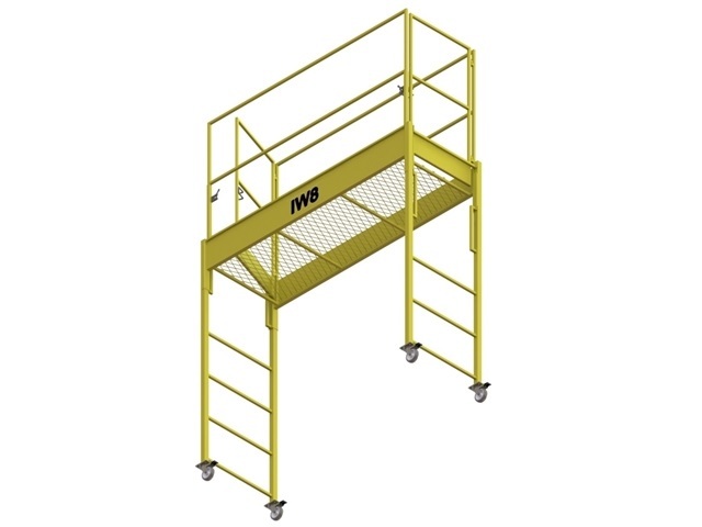 Andaime Modular Estreito com Regulagens de Altura