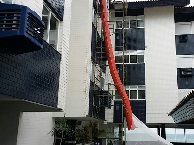 Duto Condutor Tubo Plástico para Retirada de Entulho