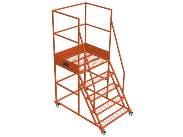 Escada Plataforma de Ferro 1,2m para Almoxarifado