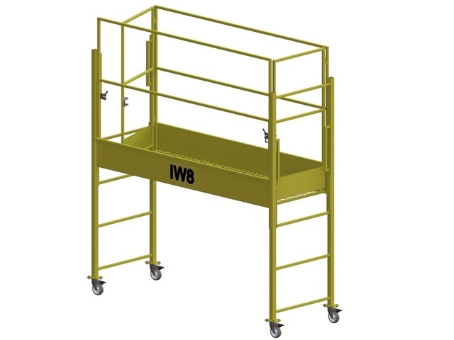 Andaime Modular Estreito com Regulagens de Altura